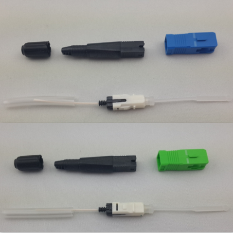 Fast Fiber Optic Connectors SC APC Field Assembly , SC/APC Fusion ...
