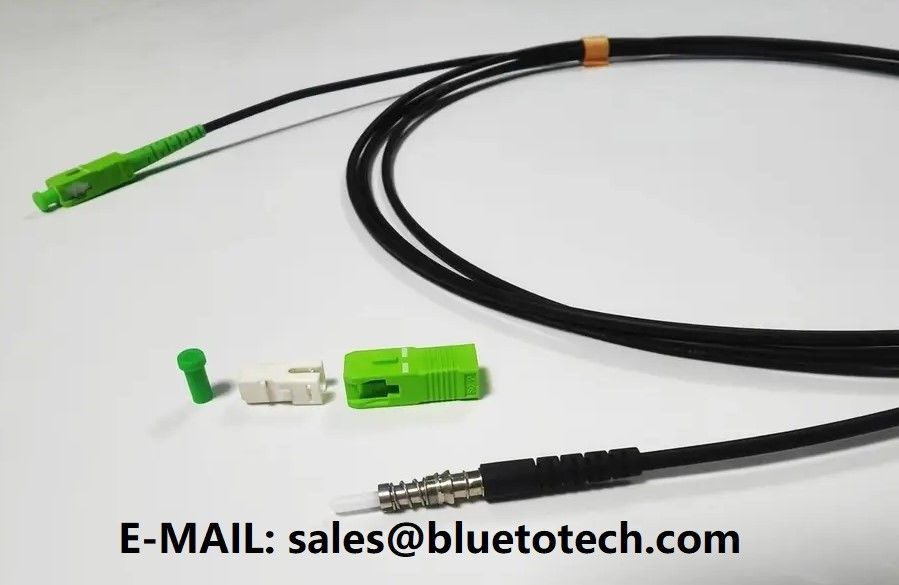 MTC Pushable Fiber Optic Patch Cord SC/APC Field Shield Fiber Pathway ...