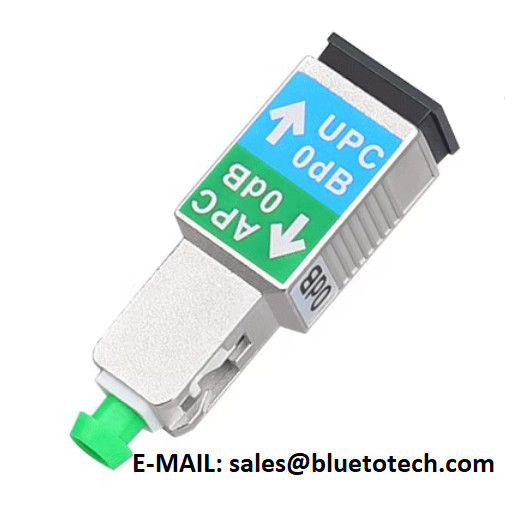 SC/APC Male To SC/UPC Female Fiber Optic Adapter For Simplex Fiber Cables