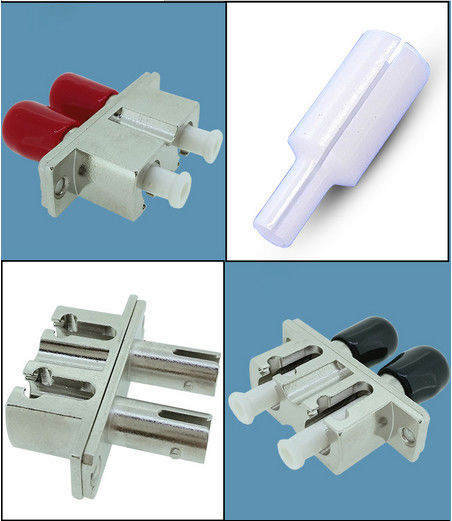 Metal Fiber Optic Adapters LC To ST / FC To LC / ST To LC Hybrid Duplex ...