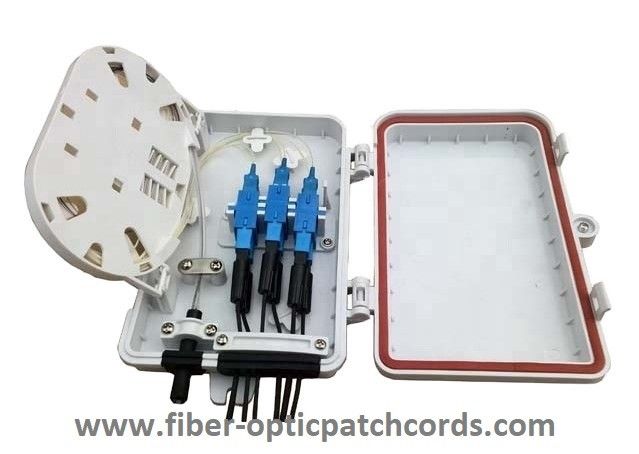 Outdoor Fiber Optic Distribution Box 4 Port 6 Port For SC LC ST FC ...