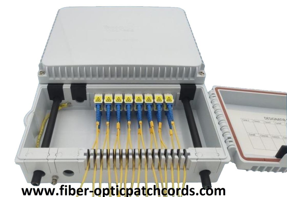 Outdoor Splitter Fiber Optic Terminal Box 16 Cores FTTH FTTX Wall Mounted