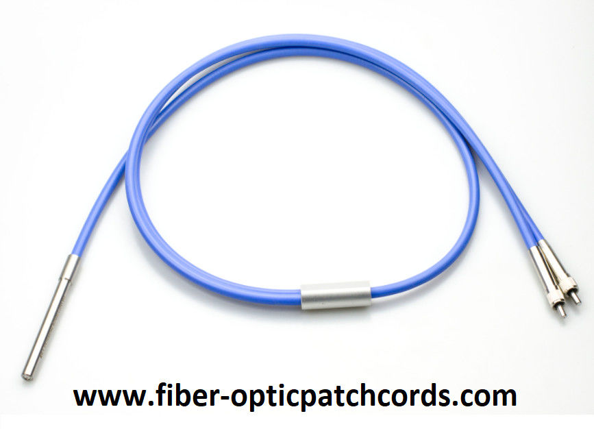 3.0mm Laser Optical IR UV Fiber Patch Cord SMA905 2500nm Wavelength Y 1×2
