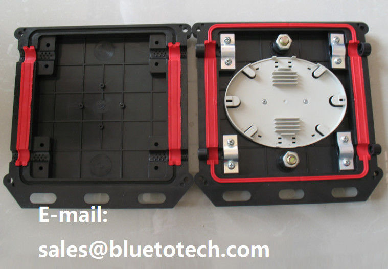 Single Fiber Square 16 Core Optical Fiber Enclosure With 4 Ports