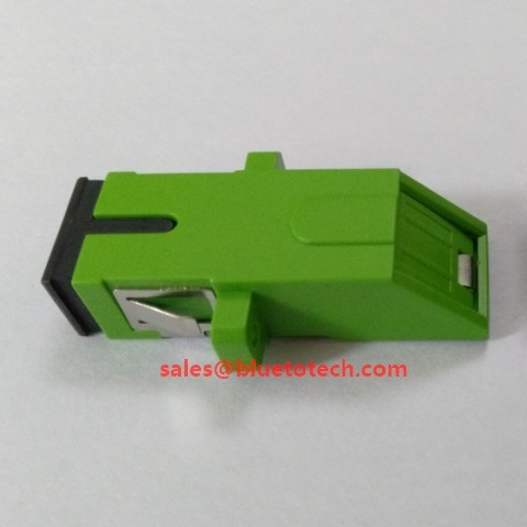 Professional Fiber Optic SC Inner Adapter With Pushing Type Shutter