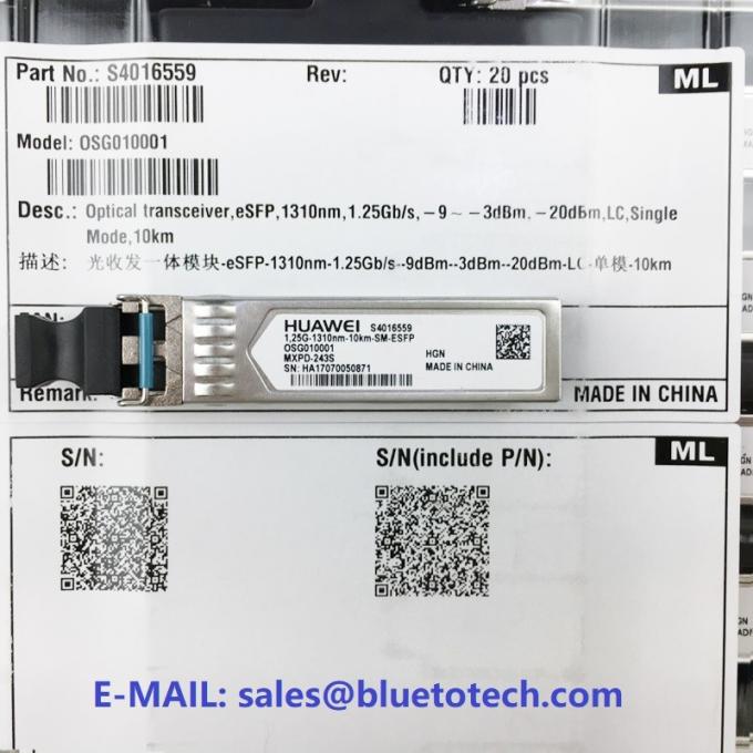 Huawei ESFP 1310nm 1000Base - Lx SM 10km 34060473 Optical Transceiver ESFP 1310NM 1.25Gb/S LC
