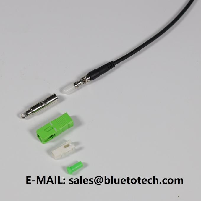 MTC Pushable Fiber Optic Patch Cord SC/APC Field Shield Fiber Pathway ...