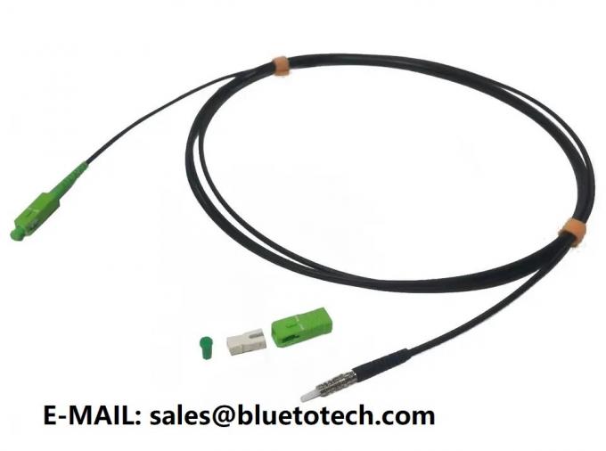 MTC Pushable Fiber Optic Patch Cord SC/APC Field Shield Fiber Pathway ...