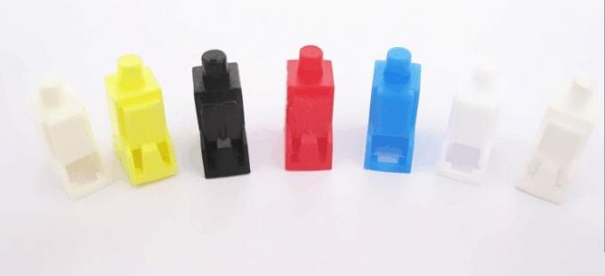 Fiber Optic Dust Caps LC 1.25mm for LC Connector Yellow Red Green Clear ...