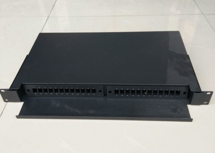 Rack Mount Fiber Optic Terminal Box With Tray 24 Port Single Model ...