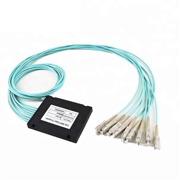 Multi Model Fiber Optic Splitter 1*4 FBT Coupler LC/UPC OM3 Connectors ...