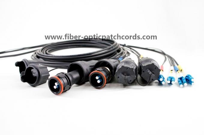 MTC Pushable Fiber Optic Patch Cord SC/APC Field Shield Fiber Pathway ...