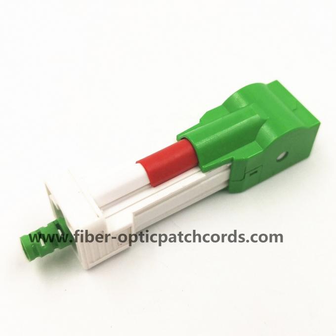 Fiber Optical Single Mode SC Auto Shutter Simplex Connector ROHS Standard