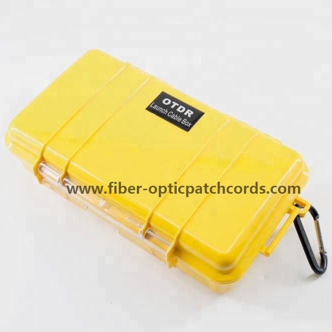 OTDR Launch Cable Box Waterproof OTDR Fiber Ring Box Dummy Fiber Single ...