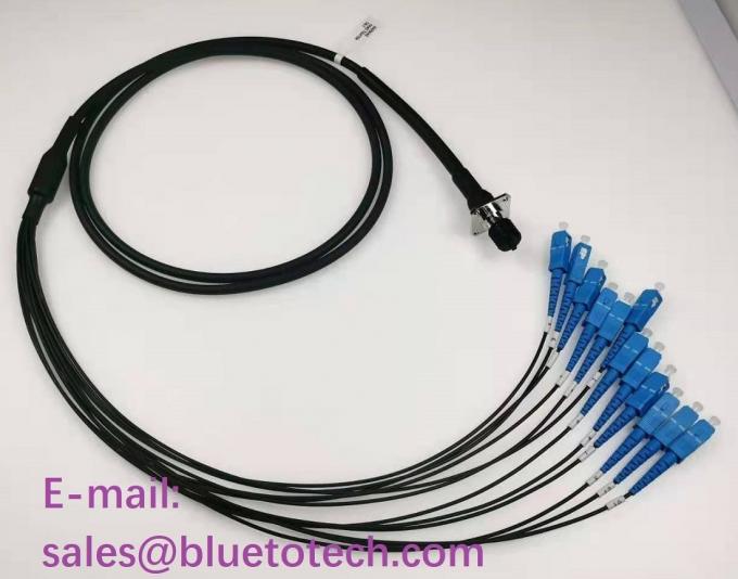 Rosenberger to SC 8fiber Waterproof Fiber Optic Patch Cord LC 8fiber ...