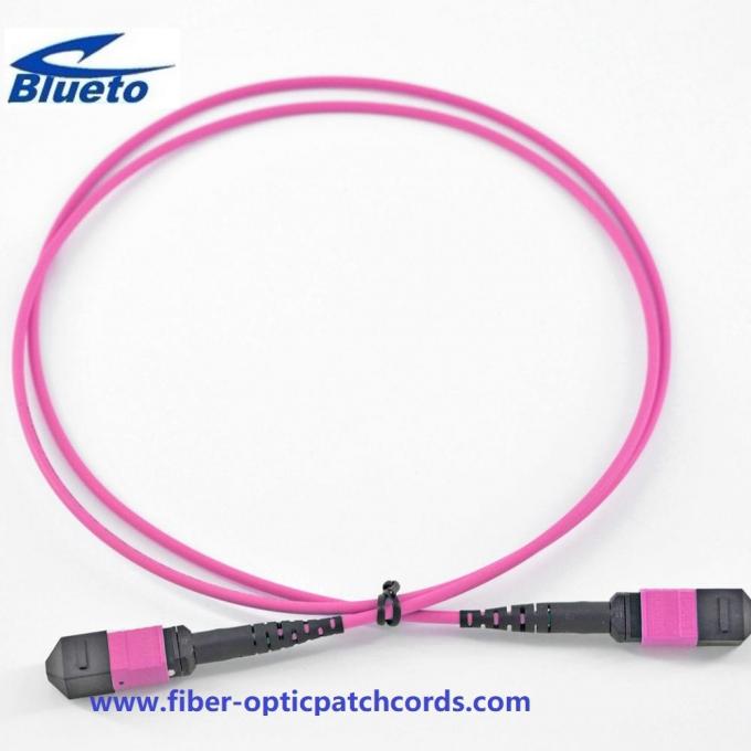 LC Short Boot Single Mode Fiber Jumper Cables MPO MTP LC 24 Core Fiber ...